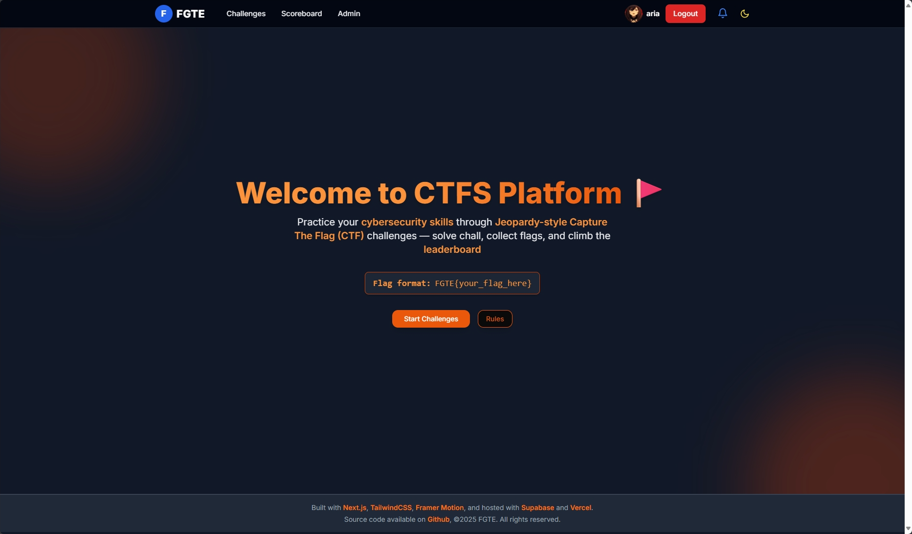 FGTE - CTFS Platform
